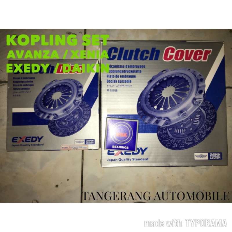 Jual BEST PROMO Kopling Set Avanza / Xenia 1.3 Exedy Daikin di Seller Cakrawala Store - | Blibli
