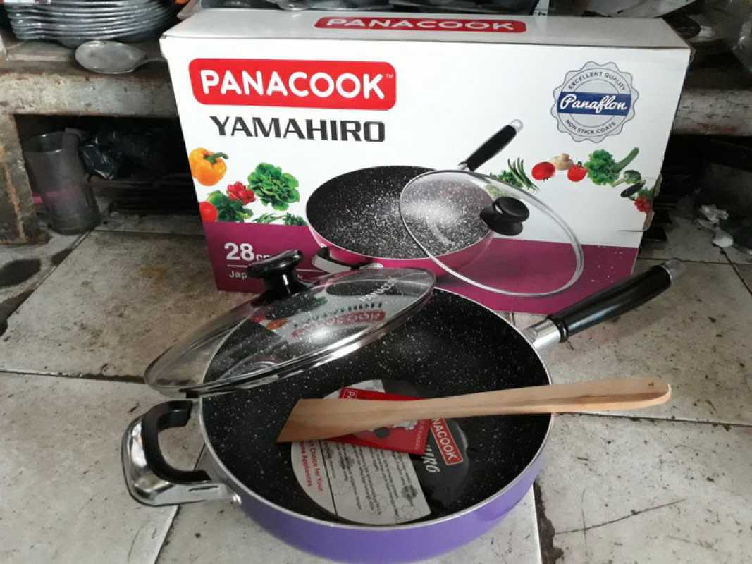 Jual wok pan panacook yamahiro marbel 28 cm via gojek di Seller ...