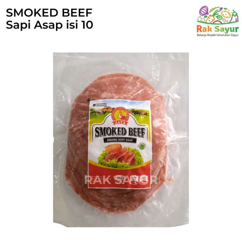 Promo Smoked Beef Isi 10 Daging Sapi Asap Frozen Food Rak Sayur Padang ...