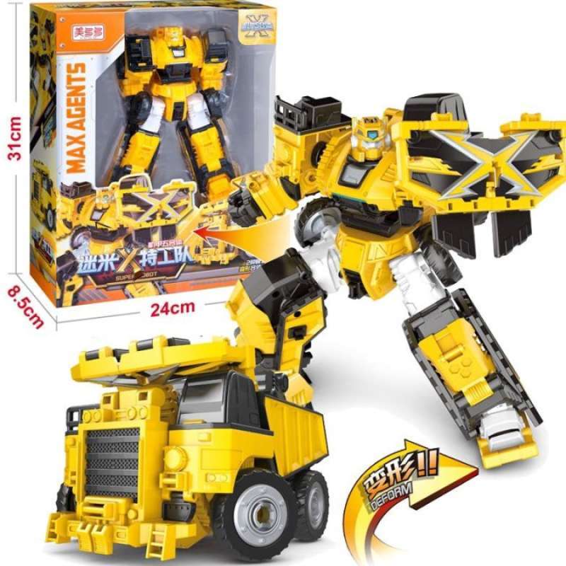 Jual 5 In 1 Robot Miniforce X Lucybot Lucy Bot Volt Sammy Max ...