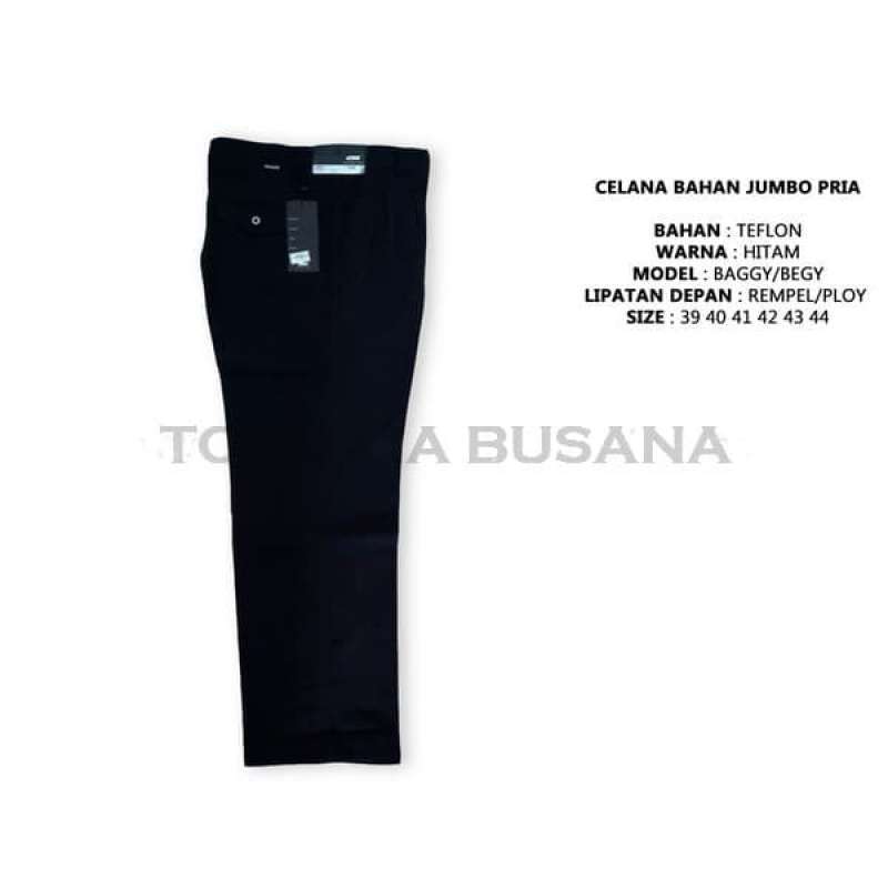 Jual OSHA Celana Formal Bahan Kerja Pria Bagian Depan Rempel Ukuran Big ...