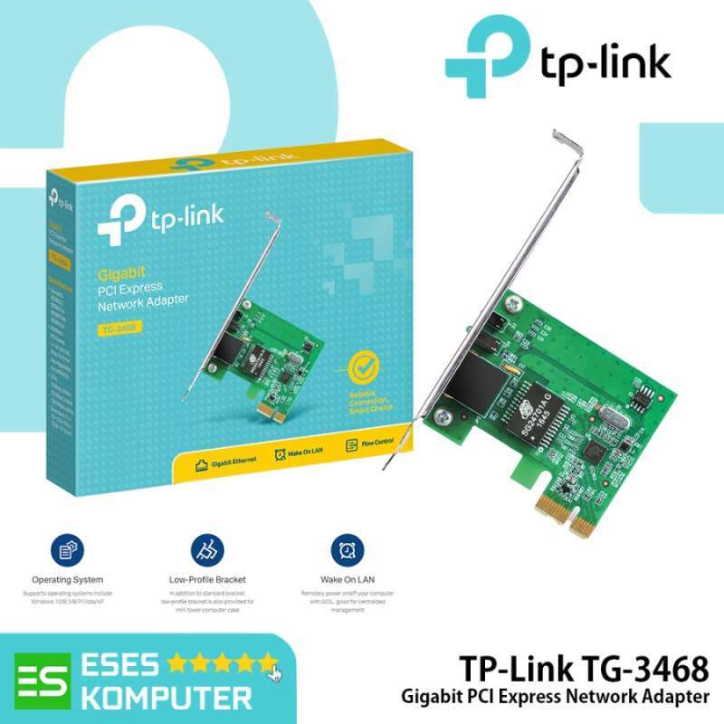 Jual Lan Card Tp-link Tg-3468 Gigabit Pci Express Network Adapter Di Seller Eses Komputer ...