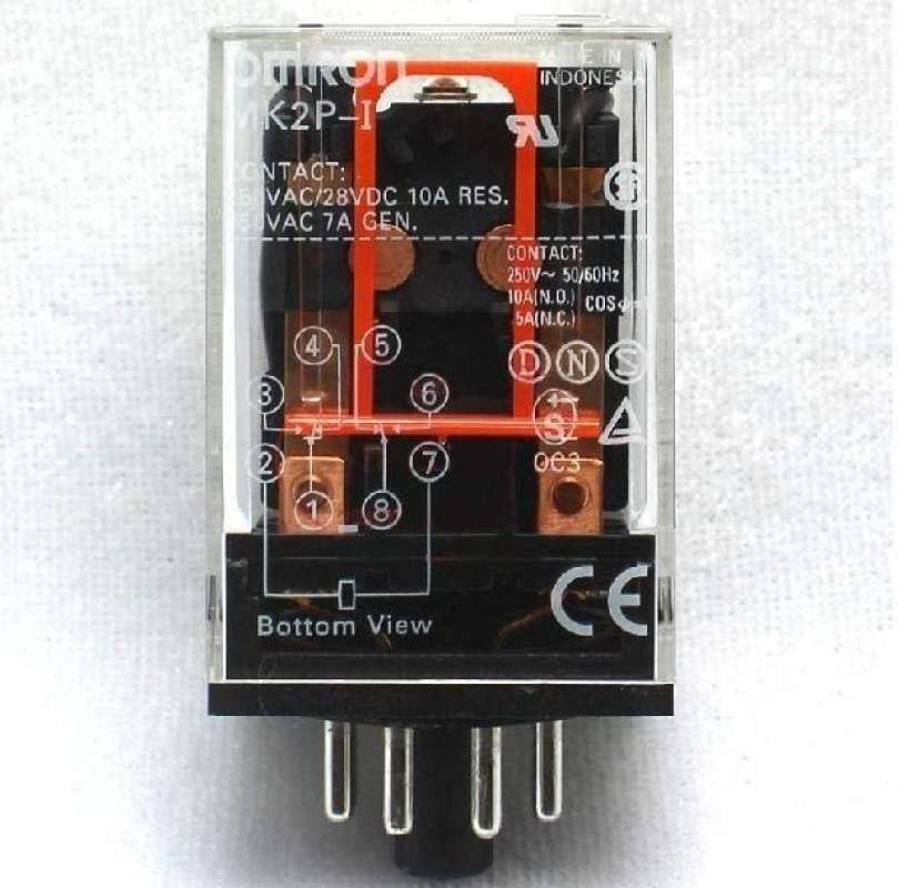 Jual Omron Relay Mk2p 110vac 12vac 12vdc 24vdc - Socket Di Seller Volt ...