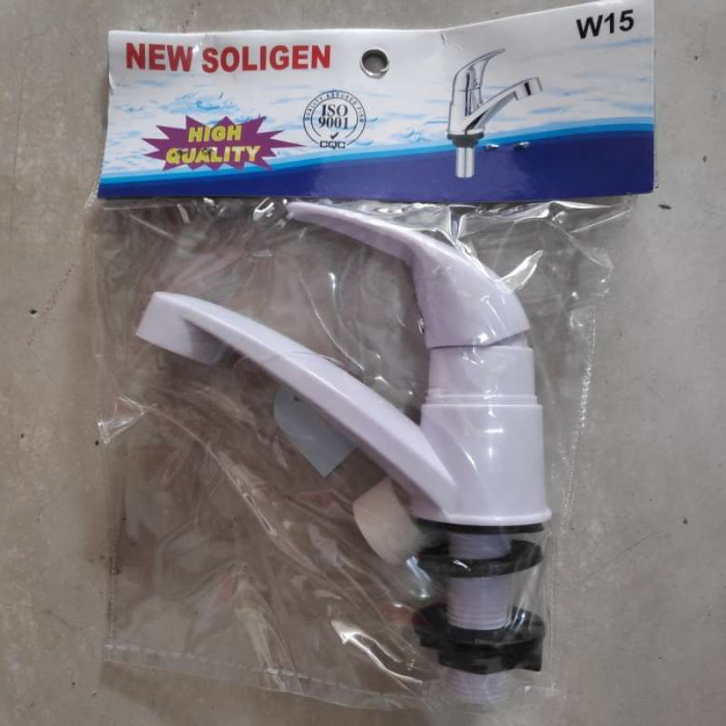 Promo Kran wastafel angkat plastik pvc soligen/ kran cuci tangan ...