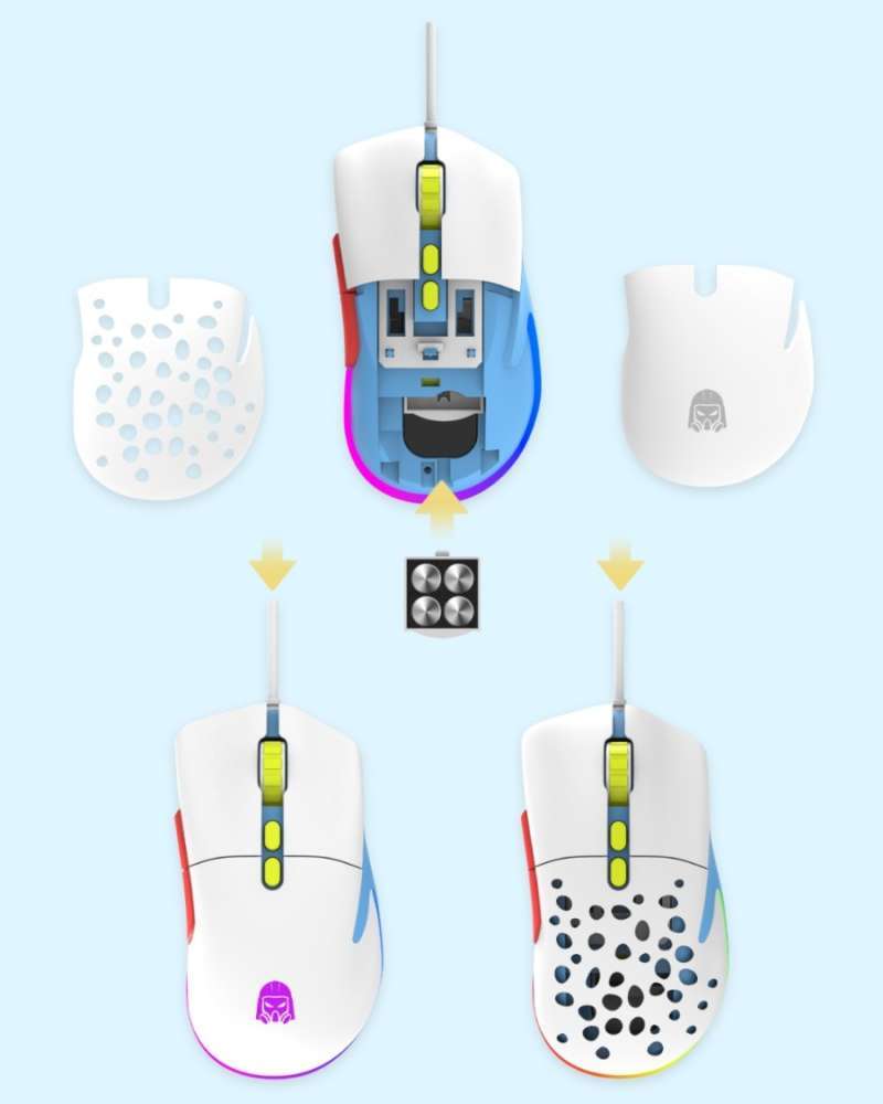 Promo Mouse Da Digital Alliance Luna Sport Rgb | Ergonomic Gaming Mouse ...