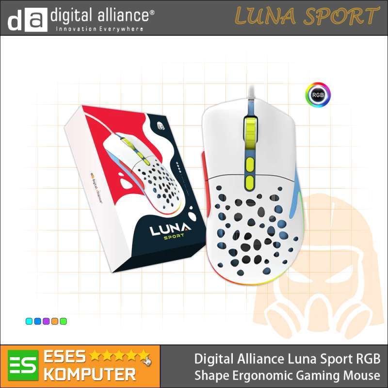 Promo Mouse Da Digital Alliance Luna Sport Rgb | Ergonomic Gaming Mouse ...