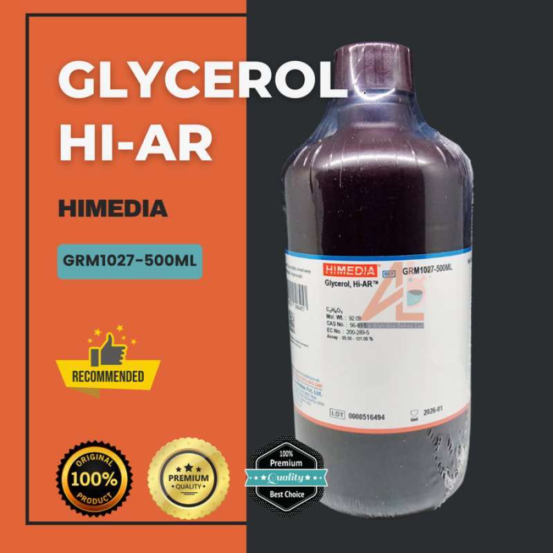 Jual Glycerol, Hi-ar | C3h8o3, Himedia, 500 Ml Di Seller Nur Nur Toko ...