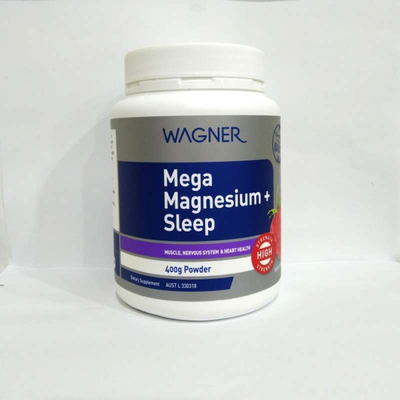 Jual WAGNER MEGA MAGNESIUM SLEEP 400 GRAM POWDER/ BERRY FLAVOUR di ...