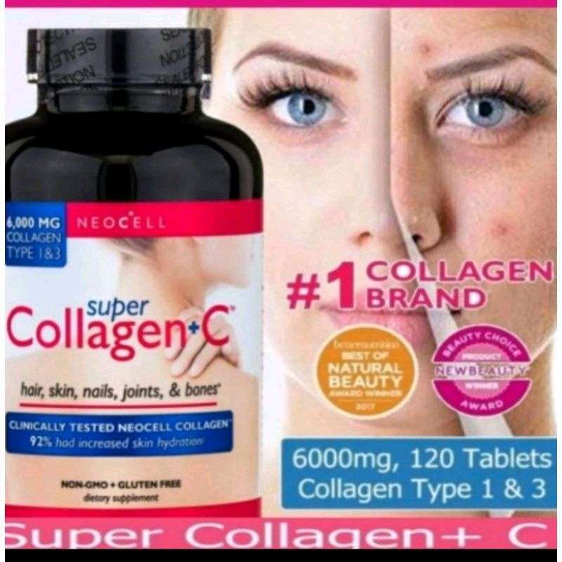 Jual Neo Cell Super Collagen+C_ Anti Aging 120 Tablet di Seller Toko ...