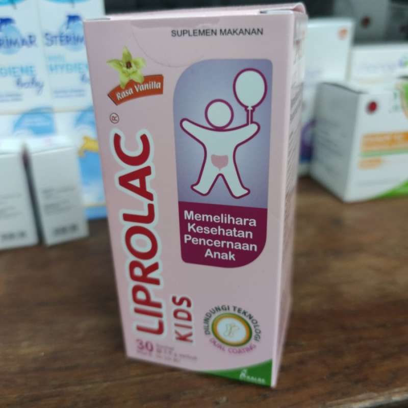 Promo LIPROLAC KIDS BOX ISI 30 SACHET Diskon 33% di Seller Nur Nur Toko ...