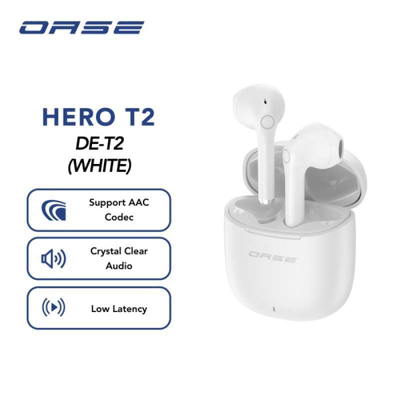 Promo Oase TWS Hero T2 Bluetooth 5.1 Earphone Headset UltraHD Audio ORI ...