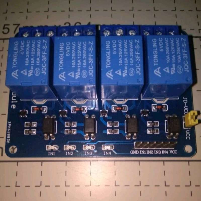 Promo Relay 5v 4 Chanel 4ch Optocoupler Arduino Raspberry Diskon 5% Di Seller Klinik Rasyid ...