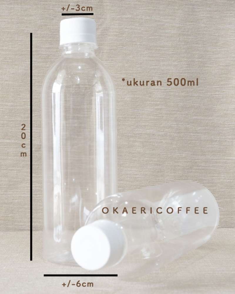 Promo Botol Plastik 500 ml PET / Packaging Kopi Jus Susu Minuman Cafe ...