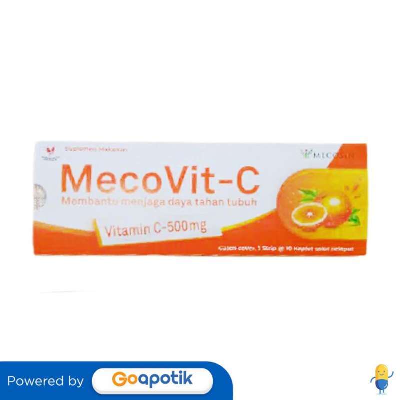 Jual MECOVIT-C 500 MG STRIP 10 KAPLET di Seller Apotek Sumber Waras ...