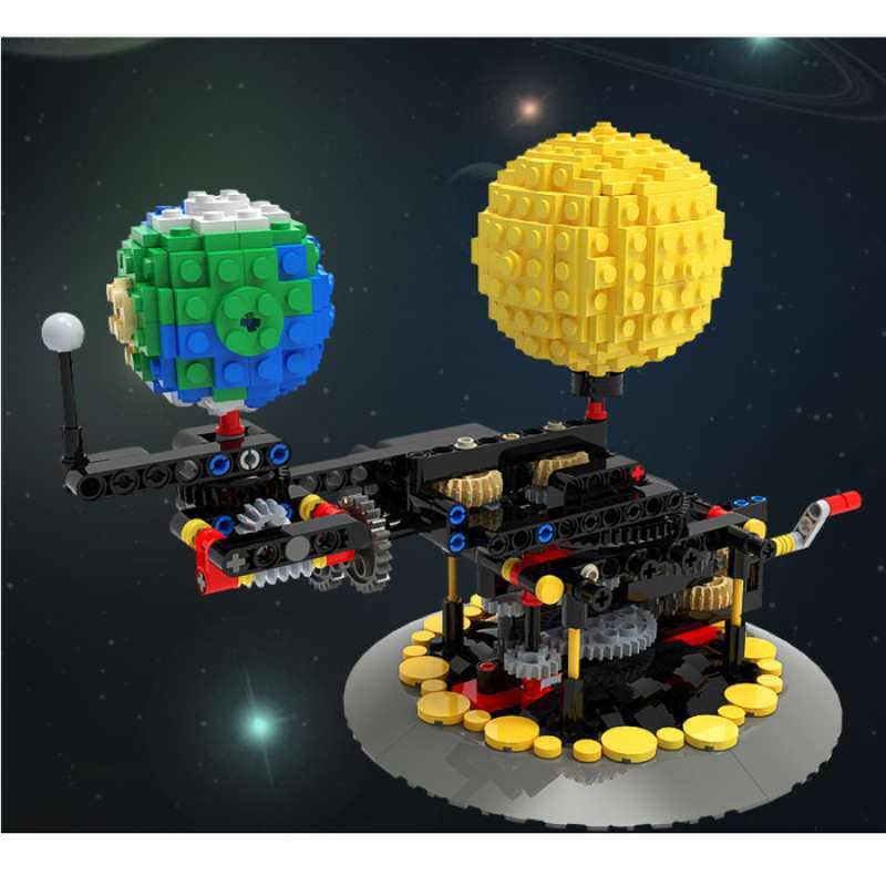 Jual Bbc Sun Earth Moon Solar System Rotation Moc Ideas Brick di Seller ...