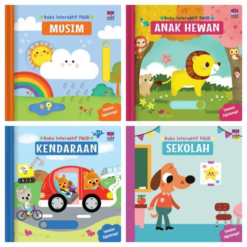 Jual Seri Judul Lengkap Buku Interaktif Paud (boardbook Mekanik ...
