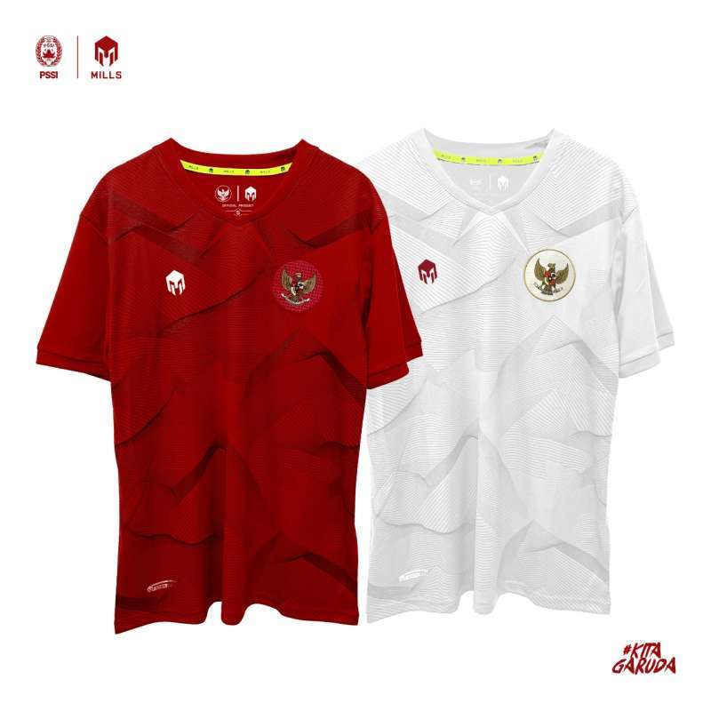 Jual MILLS Timnas Baju Latihan Garuda Training Jersey Code 1013GR Red ...