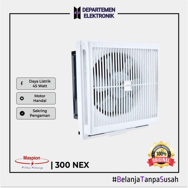 Jual Maspion MV-300 NEX Putih Exhaust Fan di Seller Departemen Elektronik Official Store ...