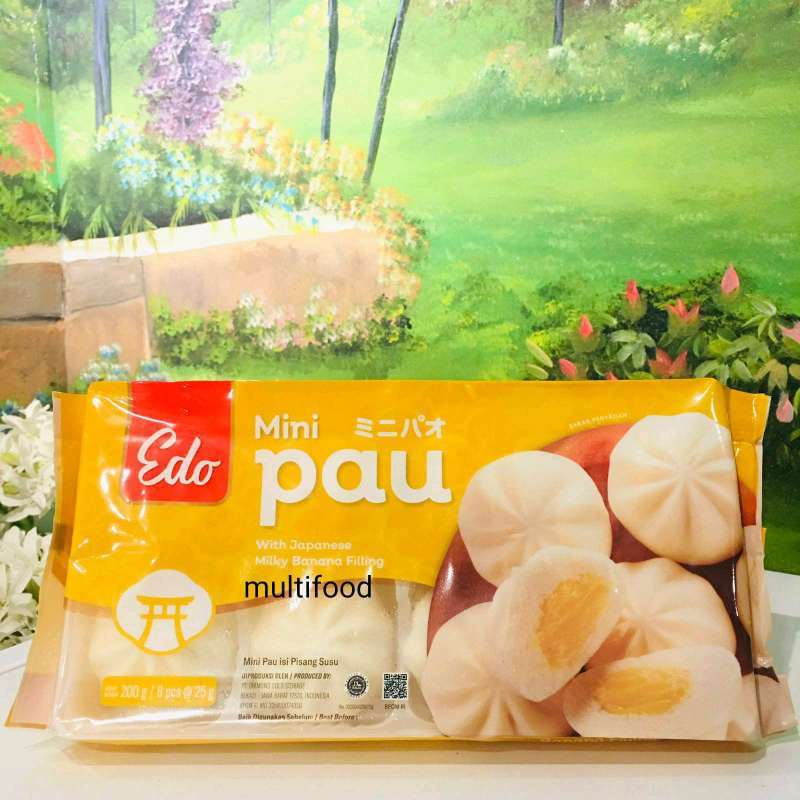 Jual Mini pau edo banana milky / bakpao edo / mini pao rasa pisang ...