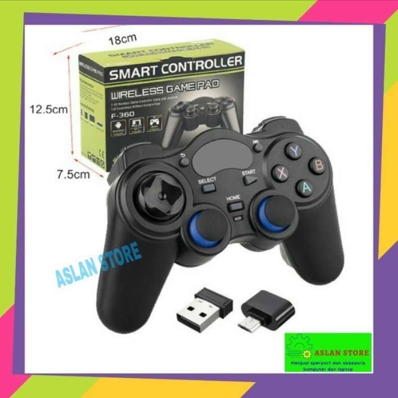 Jual Recommended Joystick Wireless 2.4ghz Gamepad For Smart Tv ...