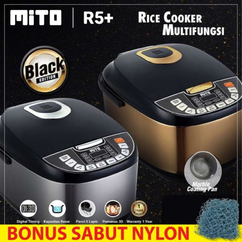 Jual Mito R5 Plus Digital Rice Cooker Mito R5 8 In 1 R5+ Mito 2 Liter ...