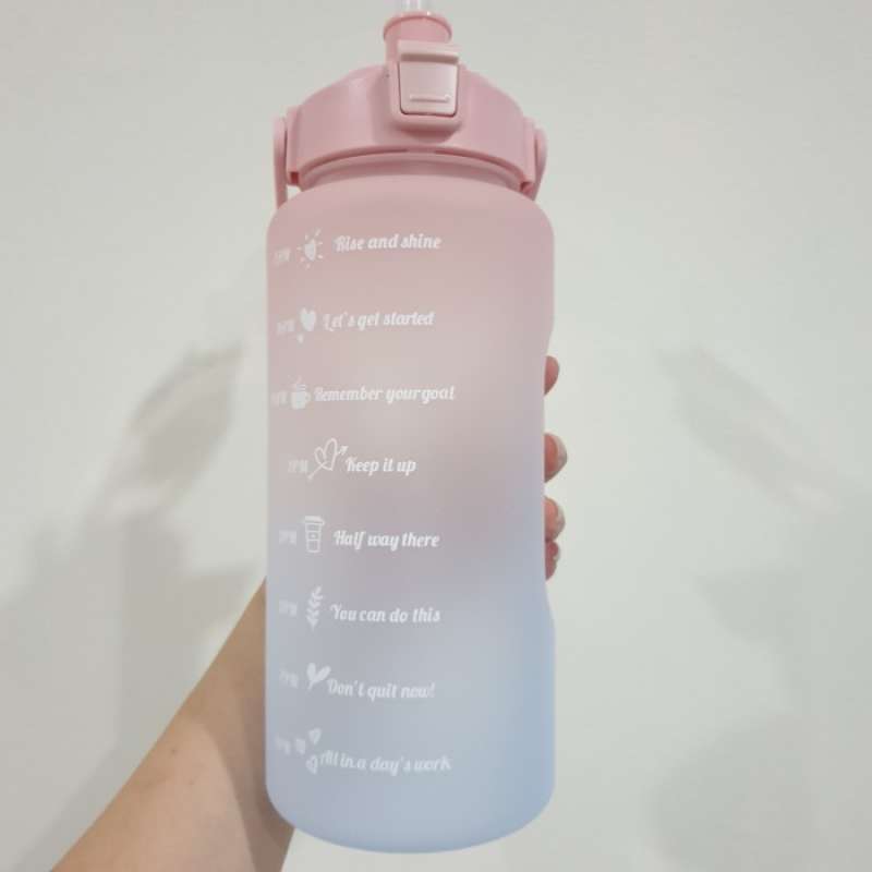 Jual Botol Minum Motivasi Dengan Penanda Waktu Kapasitas Besar 2 Liter ...