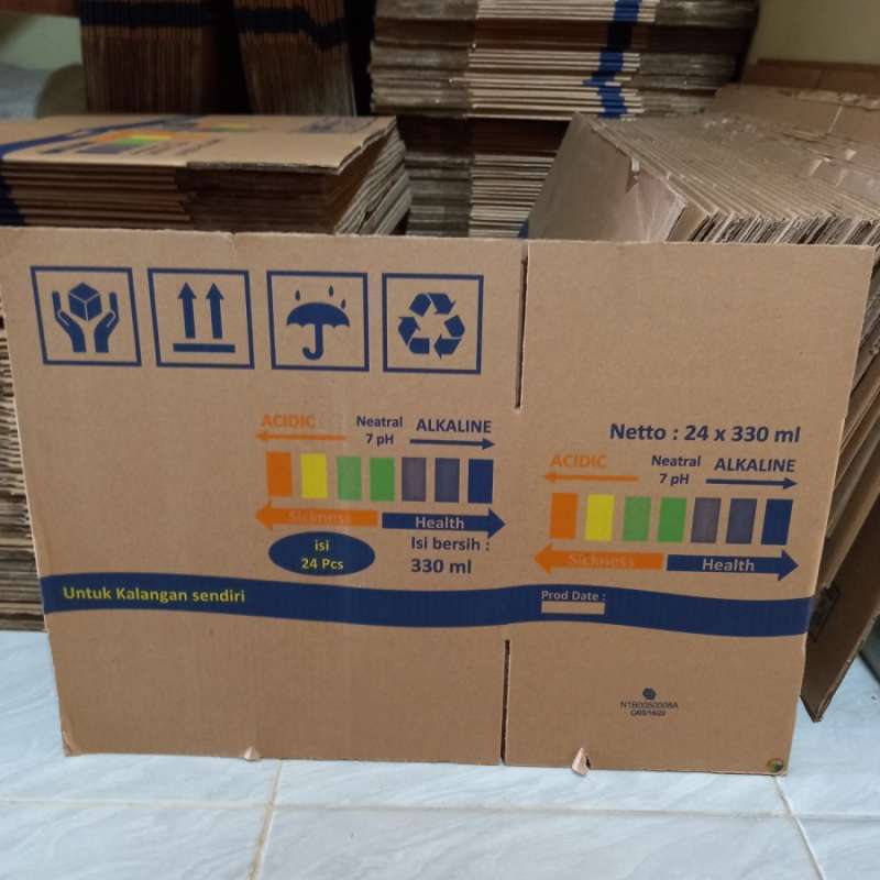 Jual Kardus Botol 330ml Air Kangen / Kardus 330 ml Air Kangen - Plastik ...