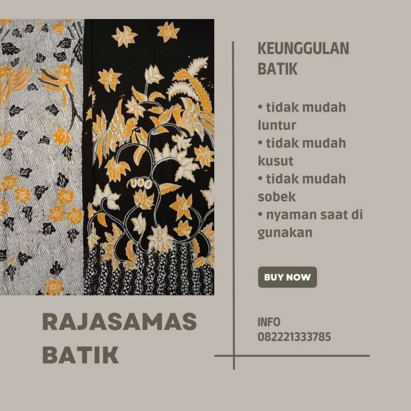Jual Batik Tulis Klasik Khas Maos di Seller Rajasamas Batik - Kab ...