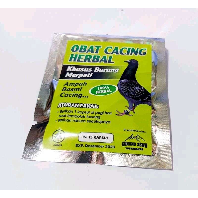 Jual Obat cacing merpati obat pembasmi cacing untuk merpati isi ...