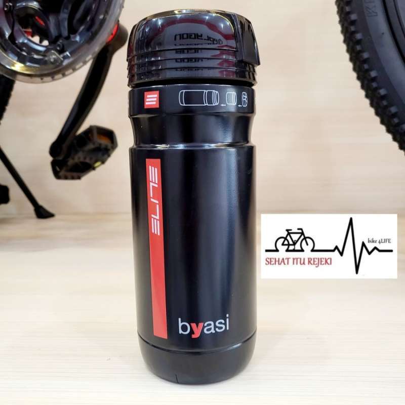 Jual BOTOL TOOL KIT SEPEDA ELITE BYASI 550ML STORAGE BOTTLE. TOOL BIDON ...