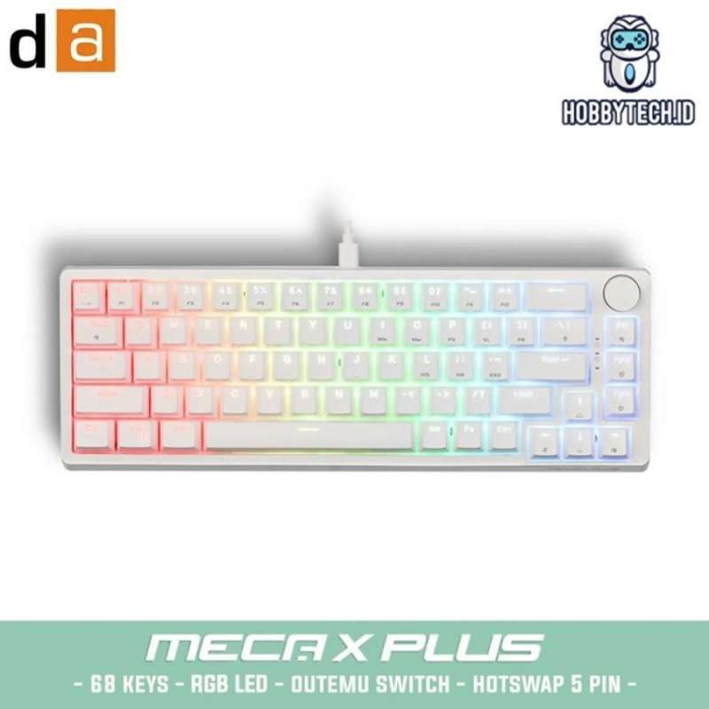 Jual Digital Alliance Meca 6X Plus RGB Hotswap Mechanical Gaming ...