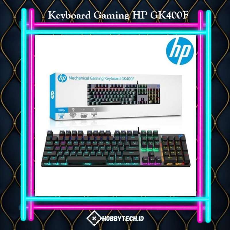 Jual Keyboard Gaming Hp Gk400f - Rgb Blue Switch Mechanical Keyboard Di ...