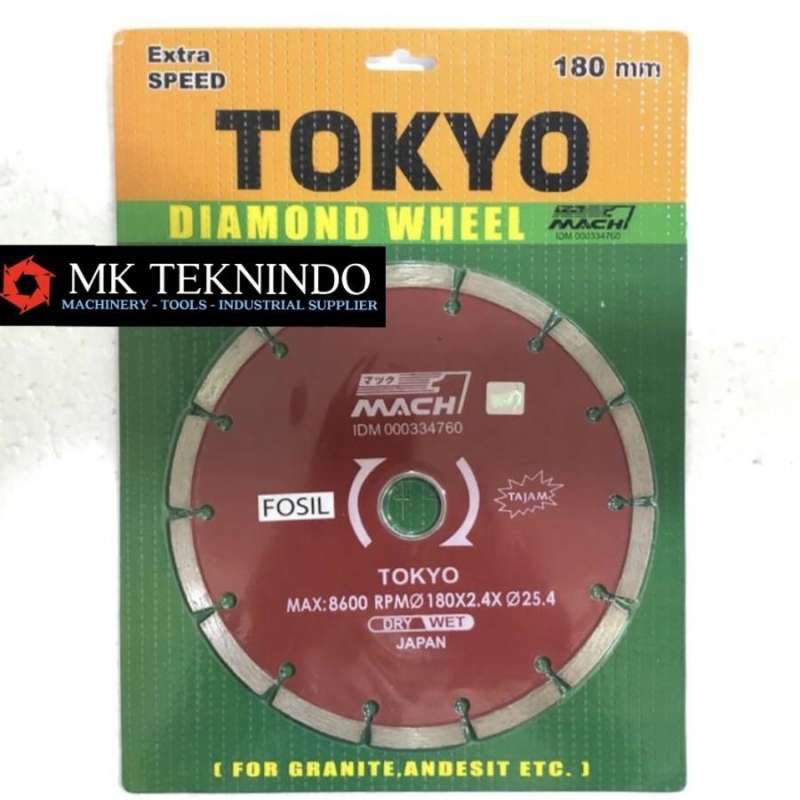 Jual Tokyo JAPAN Diamond Wheel 7â Mata Potong Marble Keramik Gerinda 7 ...