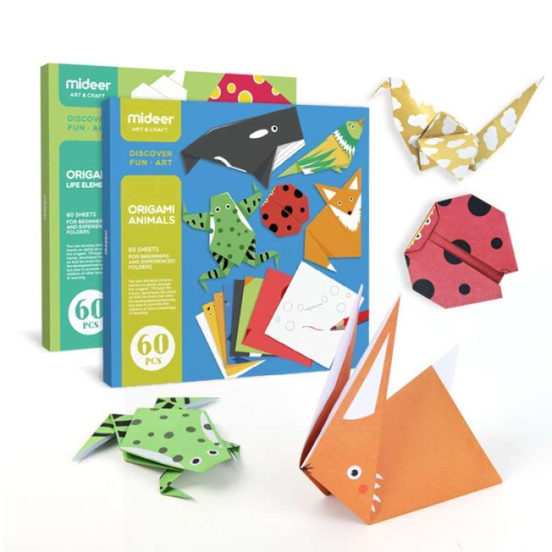Jual TweedyToys - Mideer Origami Animals / Life element Mainan Edukasi ...