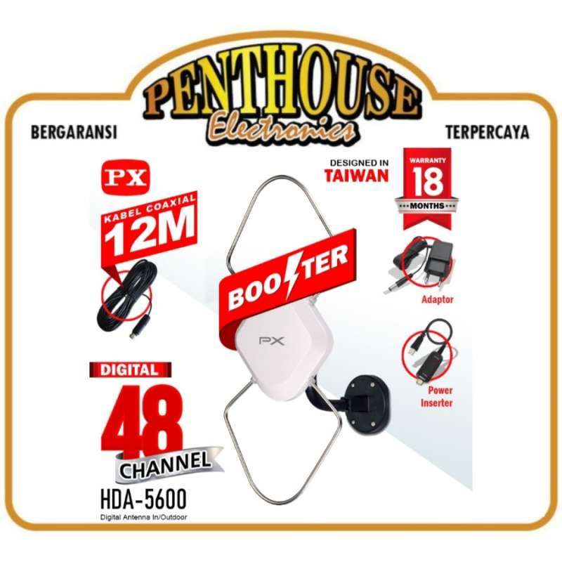 Jual PX Antena TV Indoor/Outdoor Antena Digital Analog HDA-5600/ HDA5600 di Seller Penthouse ...