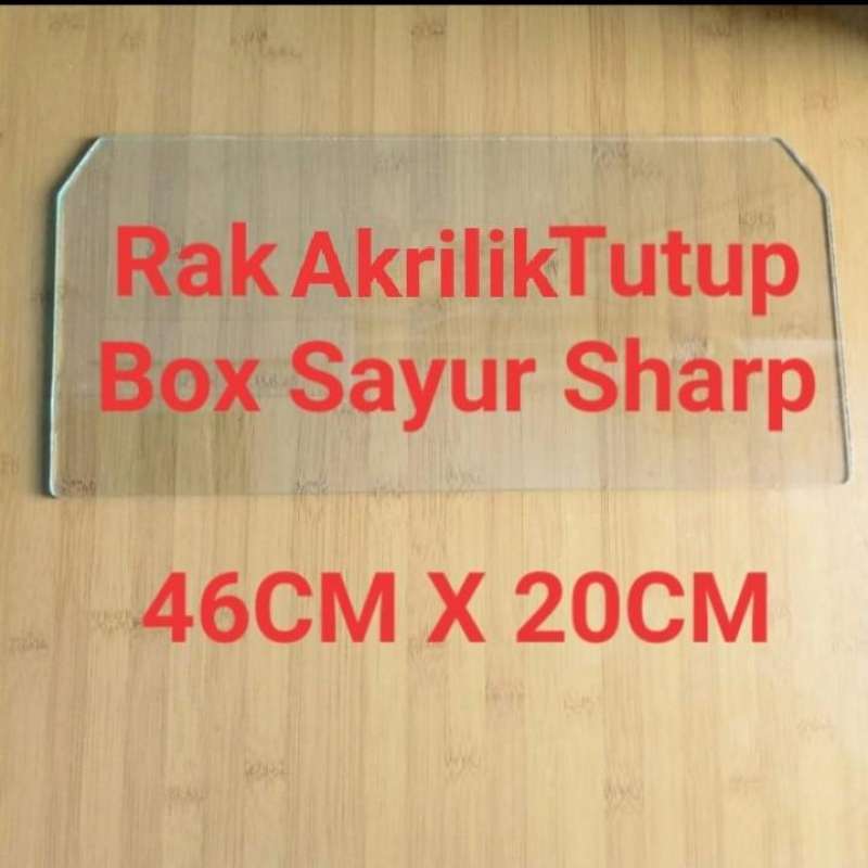 Jual Rak Kaca Tutup Box Sayur kulkas Sharp di Seller DABIQ KREASI ...
