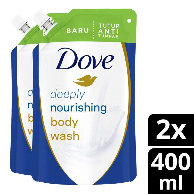 Promo Dove Deeply Nourish Body Wash Banded 400 mL[2 Pcs] Diskon 17% di ...