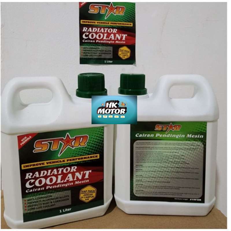 Jual Air Radiator Radiator Coolant 1 Liter STAR Kualitas Bagus Sudah ...