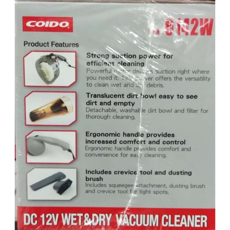 Jual Dc 12v Coido Wet/dry Vacuum Cleaner Car Mobil Portable Di Seller ...