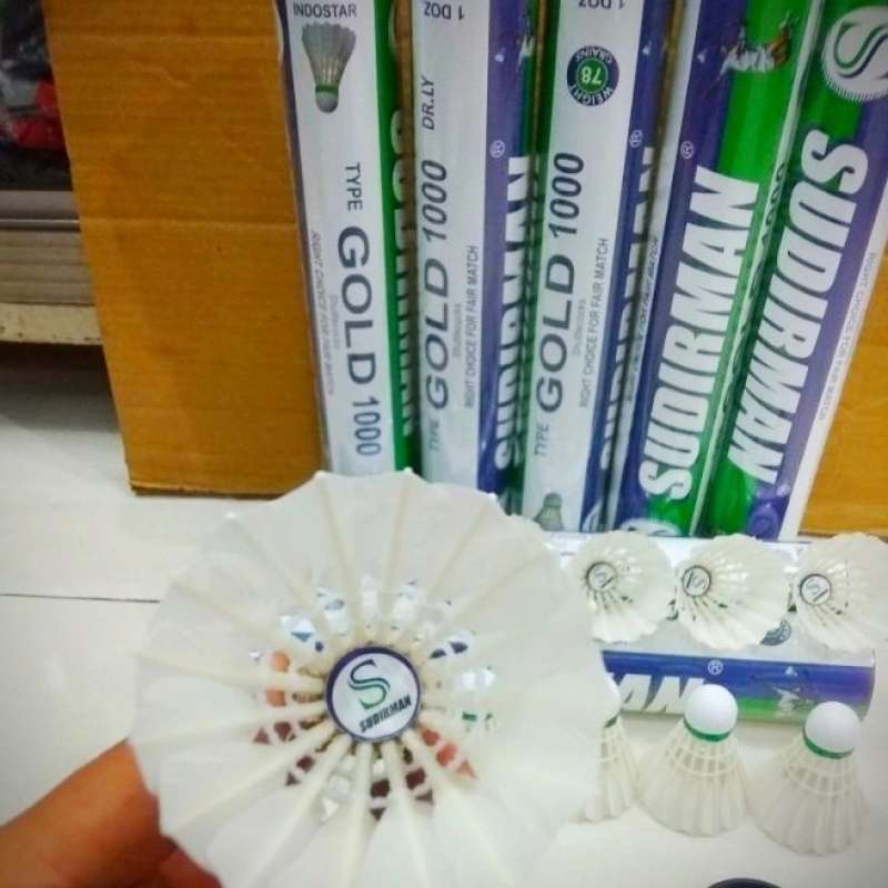 Jual Shuttlecock kock cock SUDIRMAN GOLD 1000 kok badminton murah ...