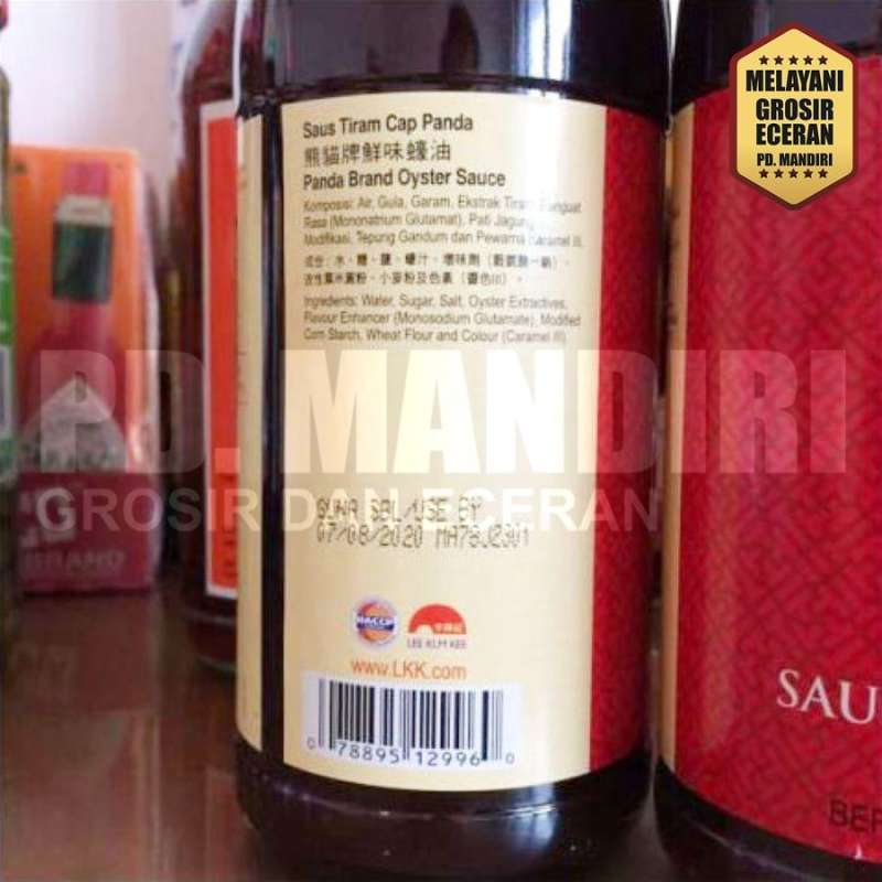 Jual Cap Panda Saus Tiram Lee Kum Kee 770 Gr / Oyster Sauce / Lkk Di ...