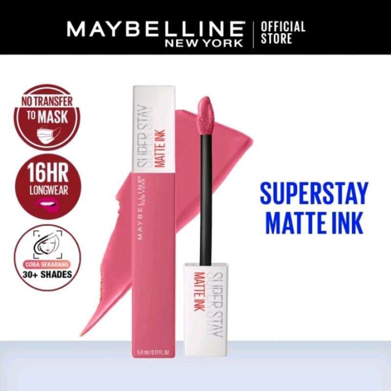 Jual Maybelline Lipstick Liquid Matte Superstay Matte Ink Warna ...