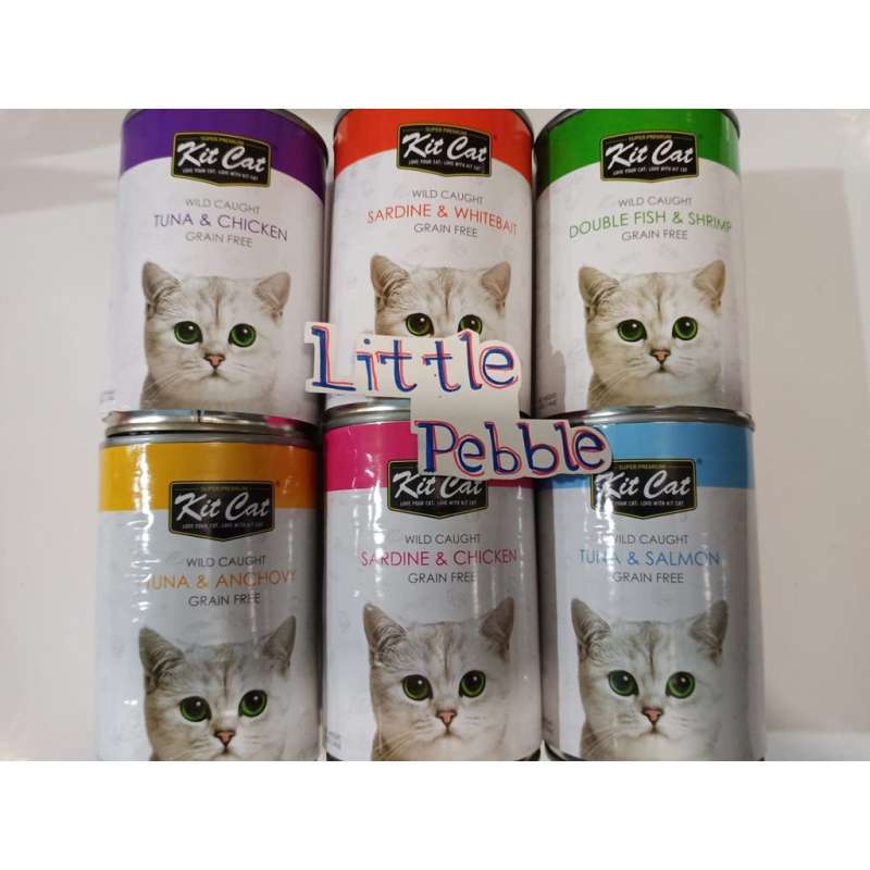 Jual KIT CAT Makanan basah kalengan kucing 400gr grain free-6 varian ...
