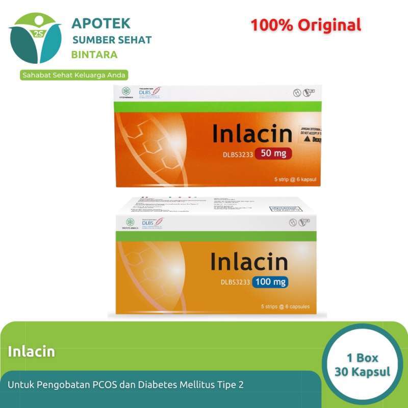Jual Inlacin Kapsul Obat Pcos Dan Diabetes Mellitus Di Seller Apotek ...