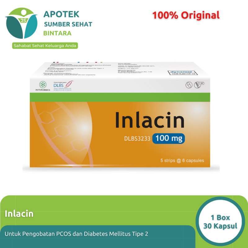 Jual Inlacin Kapsul Obat Pcos Dan Diabetes Mellitus Di Seller Apotek ...