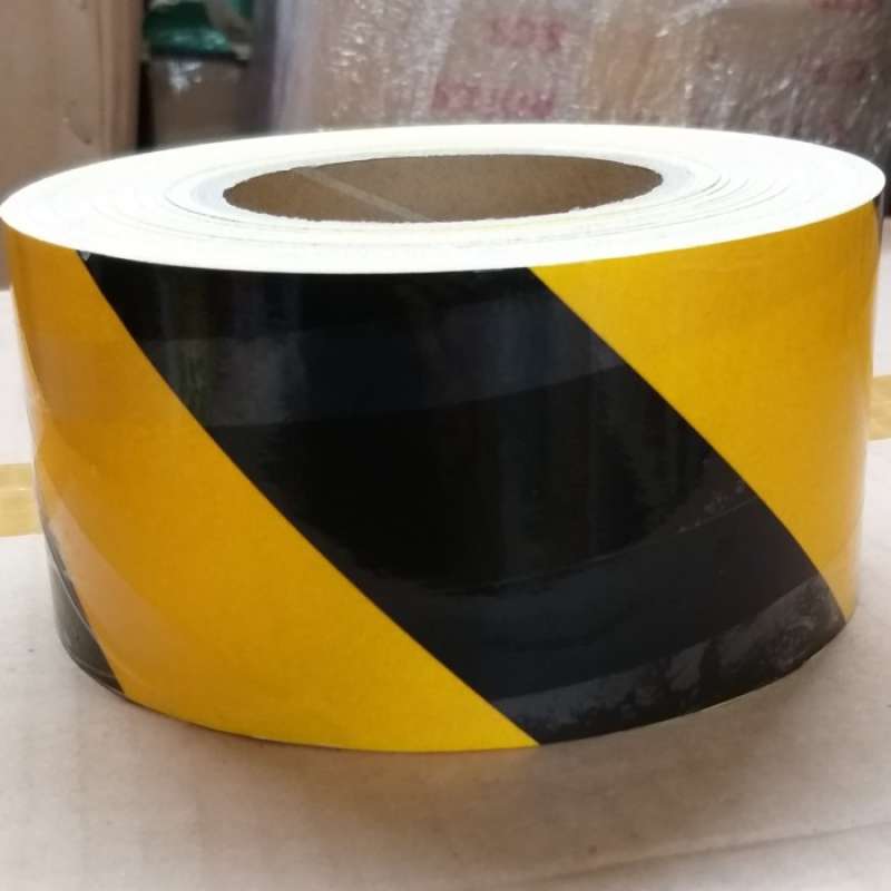 Jual stiker reflective baricade 72 mm x 45 Mtr-sticker scothligh safety ...