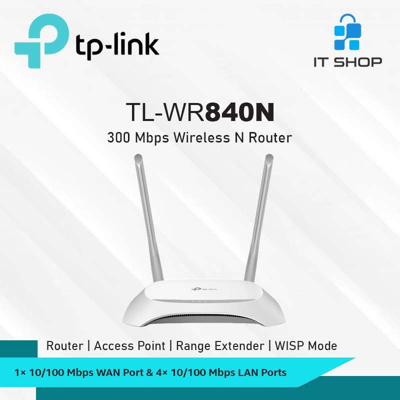 Jual TP-Link TL-WR840N 300 Mbps Wireless N Router di Seller IT Shop ...