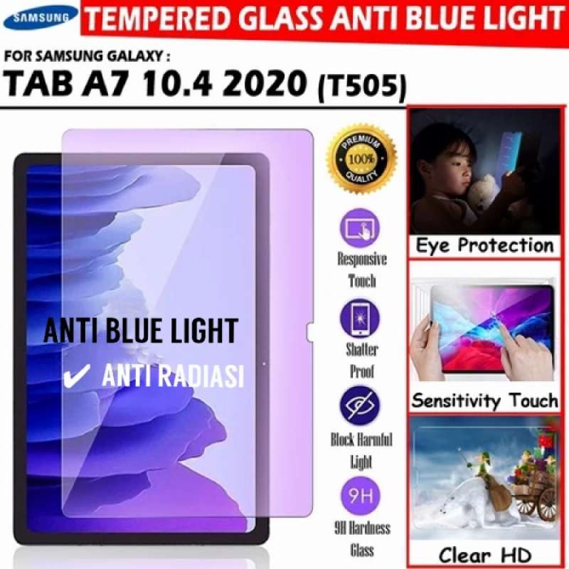 Promo Anti Blue Light Samsung Tab A7 10.4 2020 Tempered Glass Anti Radiasi Diskon 24% di Seller ...