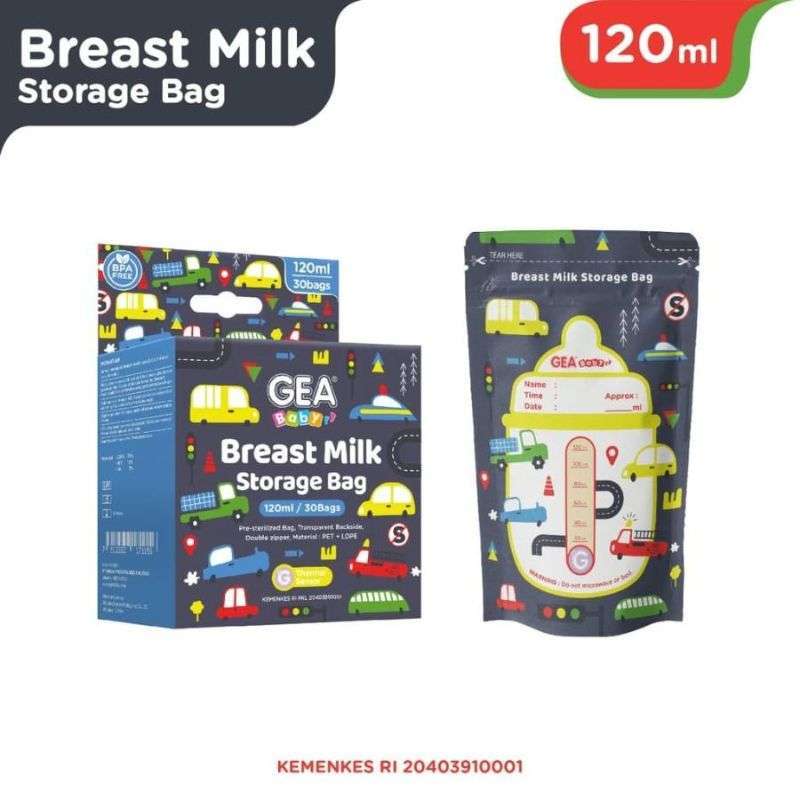 Jual Gea Kantong Asi Breast Milk 120ml Pattern Edition Di Seller