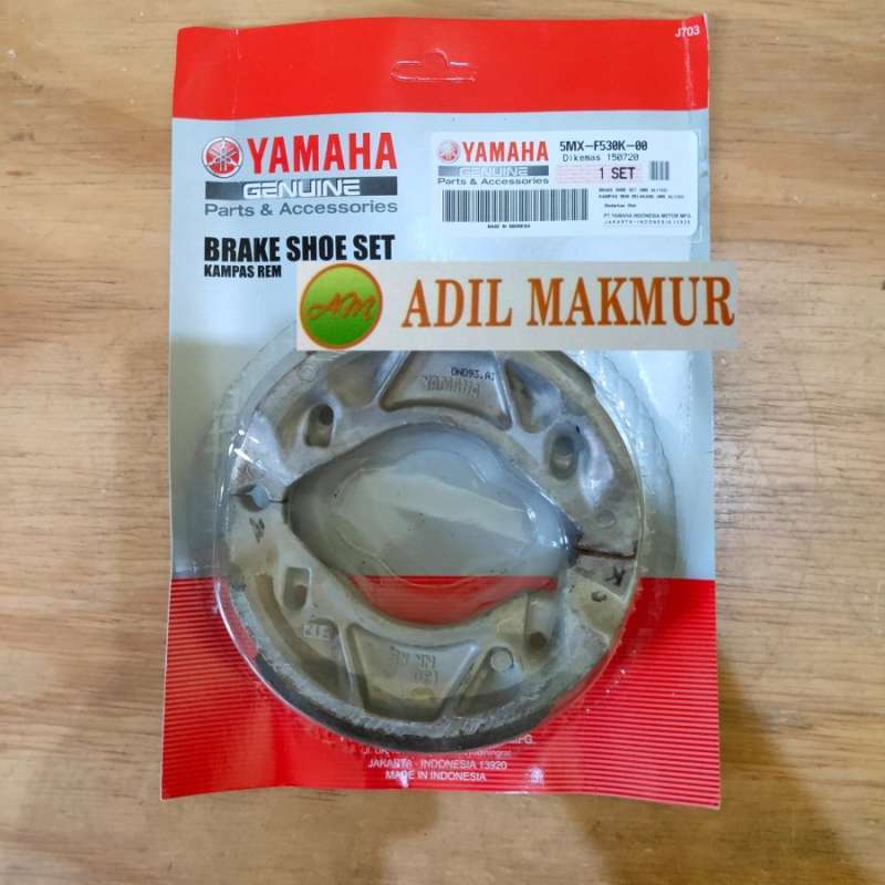 Jual KAMPAS REM TROMOL BELAKANG 5MX-F530K-00 NOUVO MIO FINO SOUL GT ...